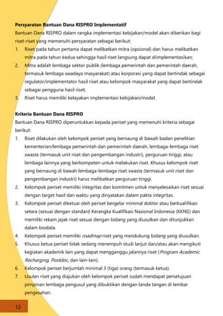 LPDP Pedoman riset-inovatif-produktif-rispro | PDF