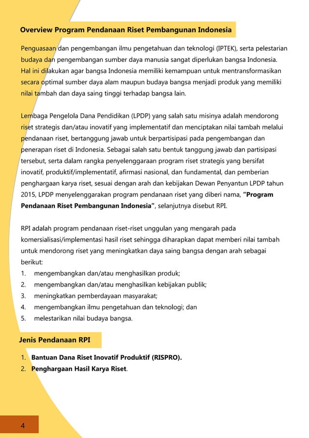 LPDP Pedoman riset-inovatif-produktif-rispro | PDF
