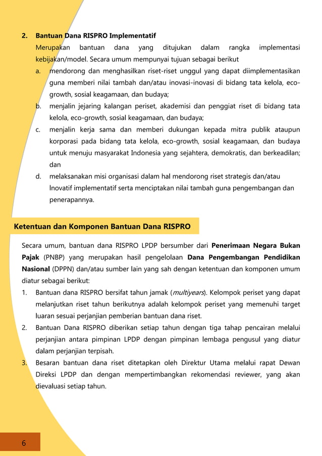 LPDP Pedoman riset-inovatif-produktif-rispro | PDF
