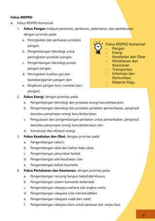 LPDP Pedoman riset-inovatif-produktif-rispro | PDF