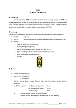 Pedoman administrasi IMM | PDF