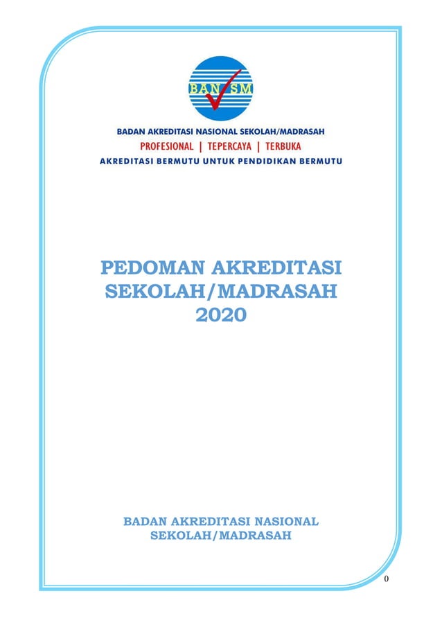 Pedoman akreditasi sm_2020_06_02 | PDF