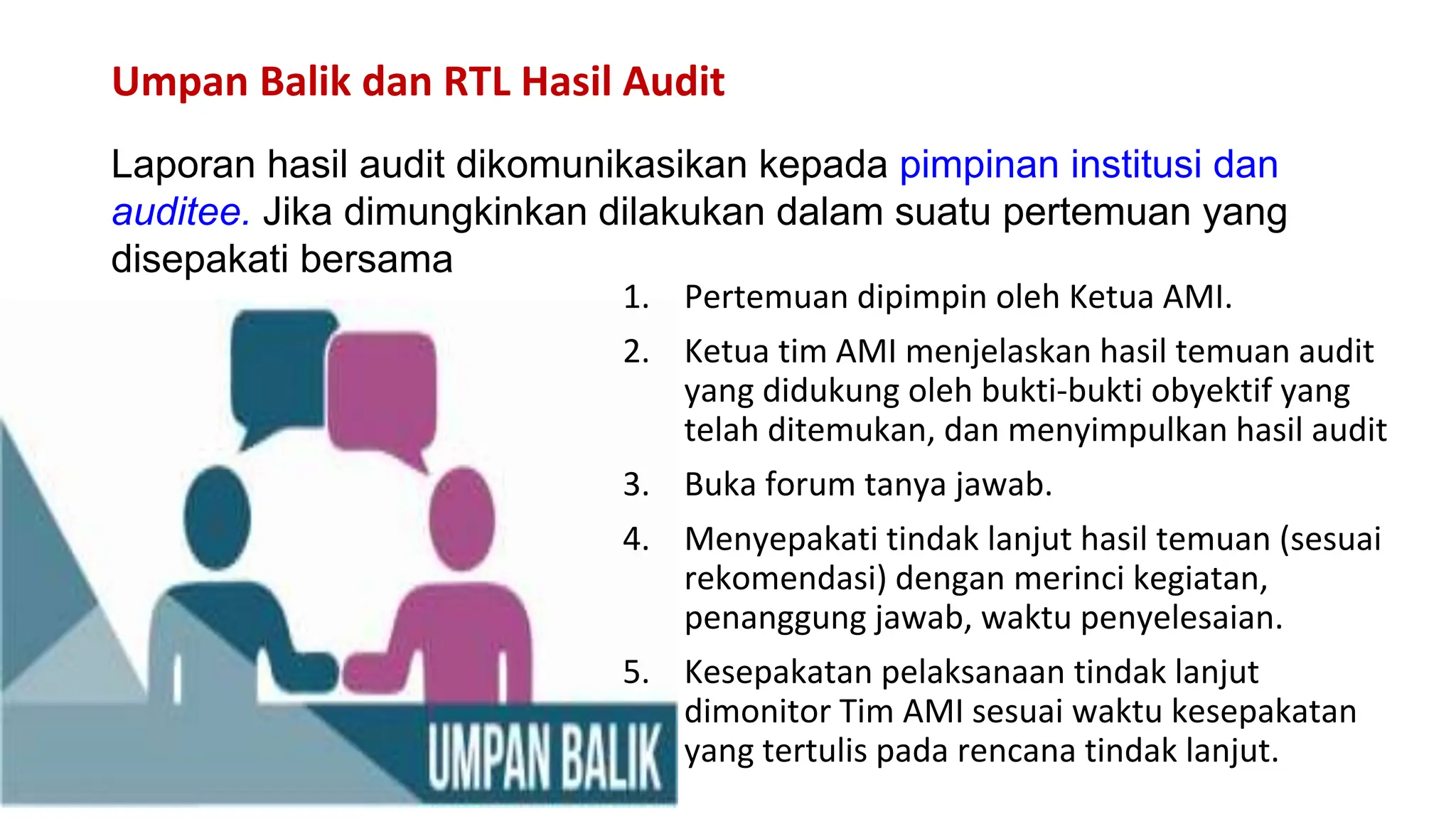PEDOMAN AUDIT MUTU INTERNAL UNTUK PERGURUAN TINGGI | PPTX