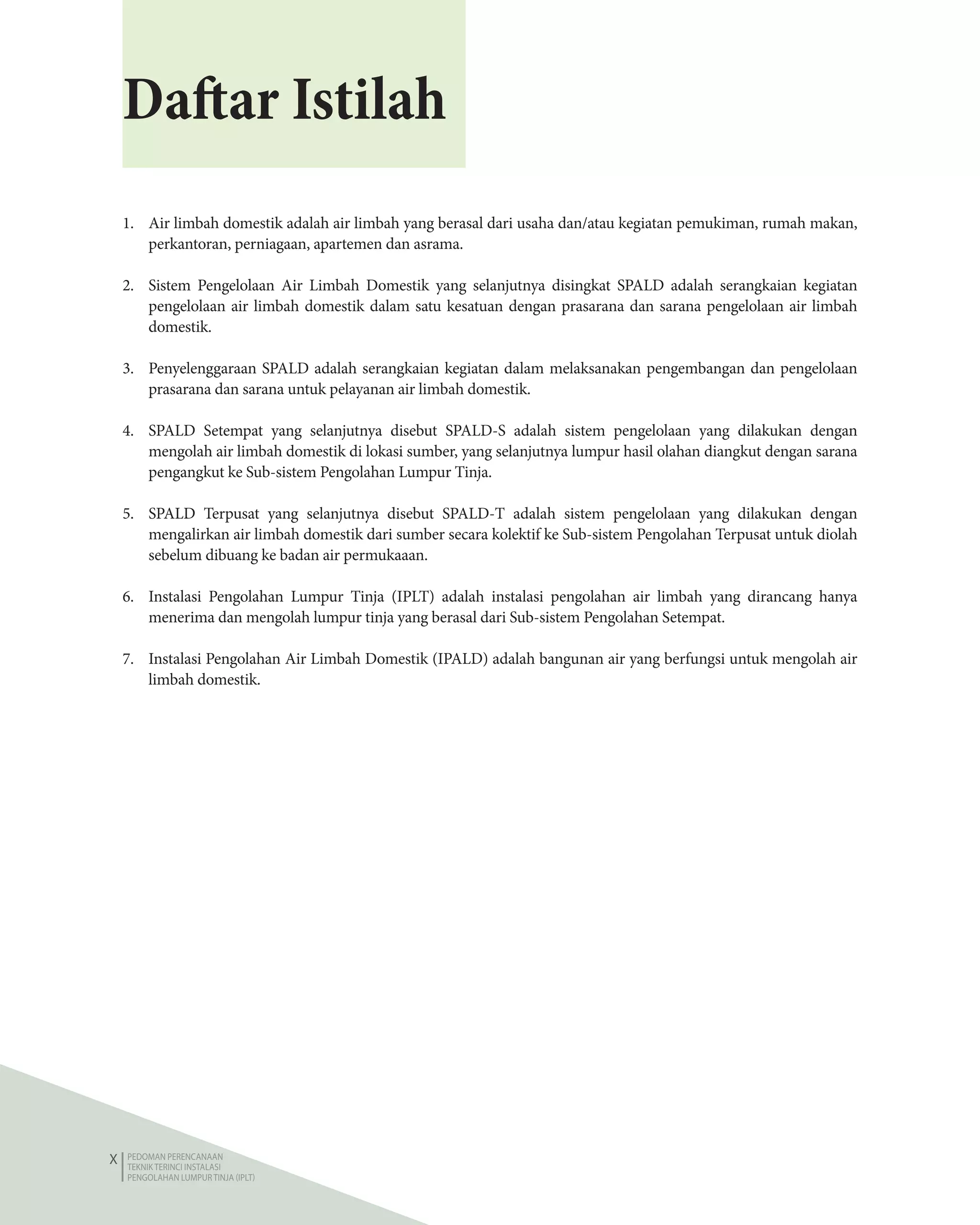 Pedoman Perencanaan Teknik Terinci IPLT Buku Utama | PDF