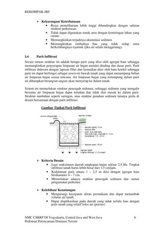 Pedoman desain drainase tersier | PDF