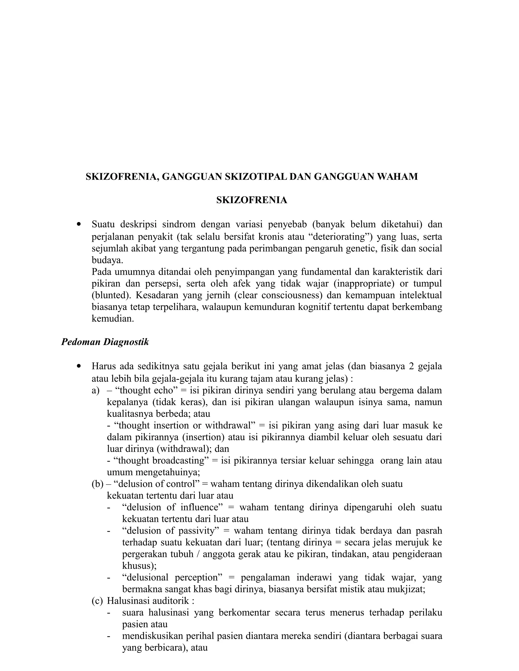 Pedoman diagnostik ppdgj iii | PDF