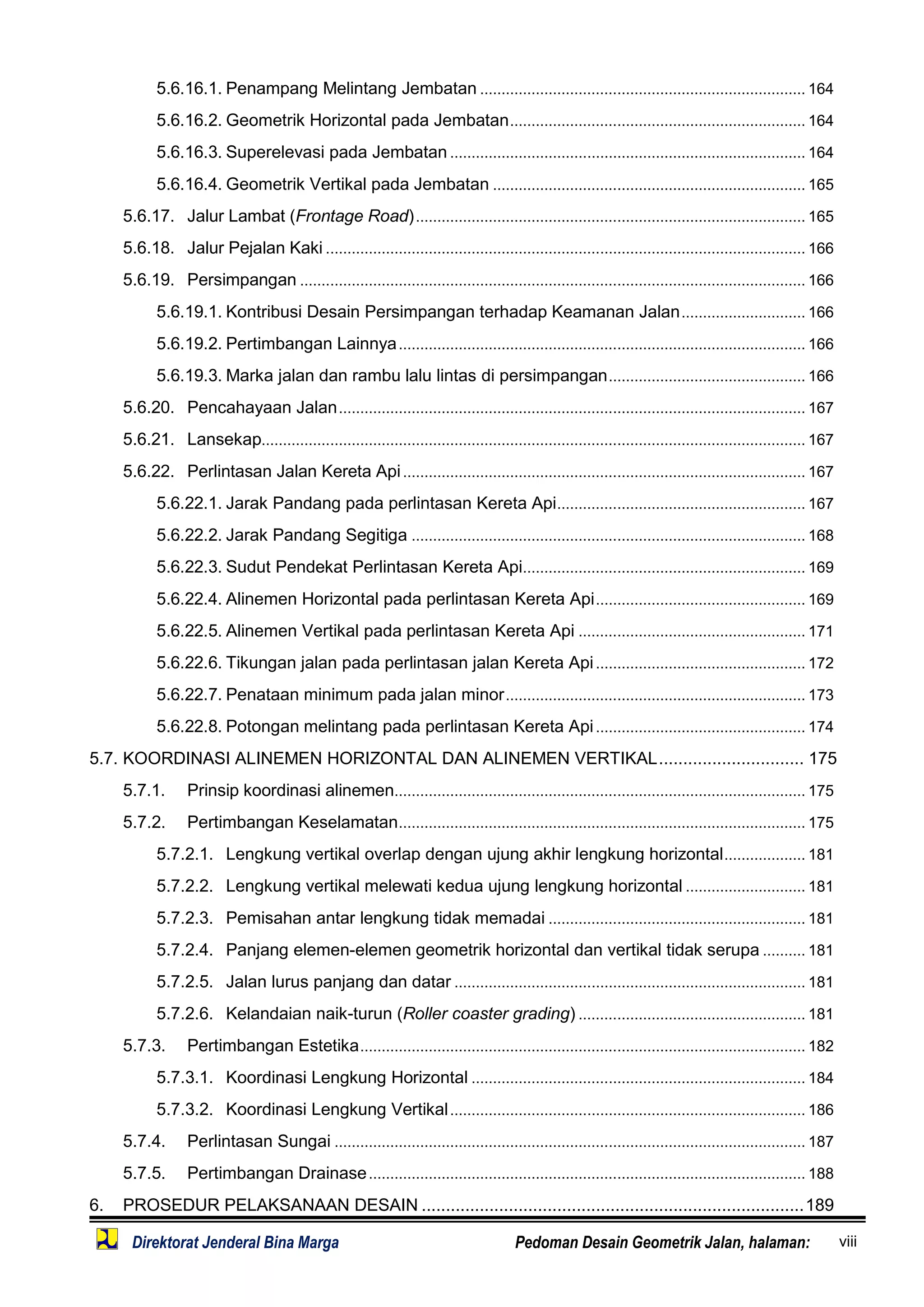 Pedoman desain geometrik jalan 2020 | PDF