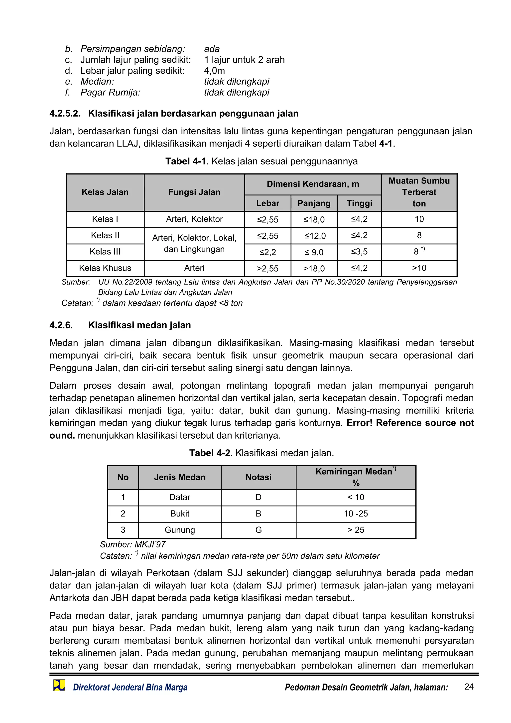 Pedoman desain geometrik jalan 2020 | PDF