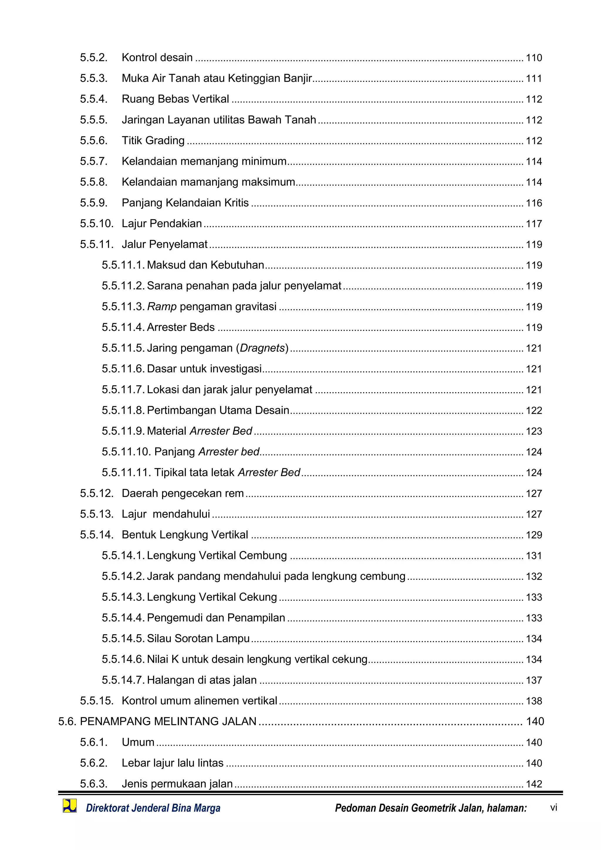 Pedoman desain geometrik jalan 2020 | PDF
