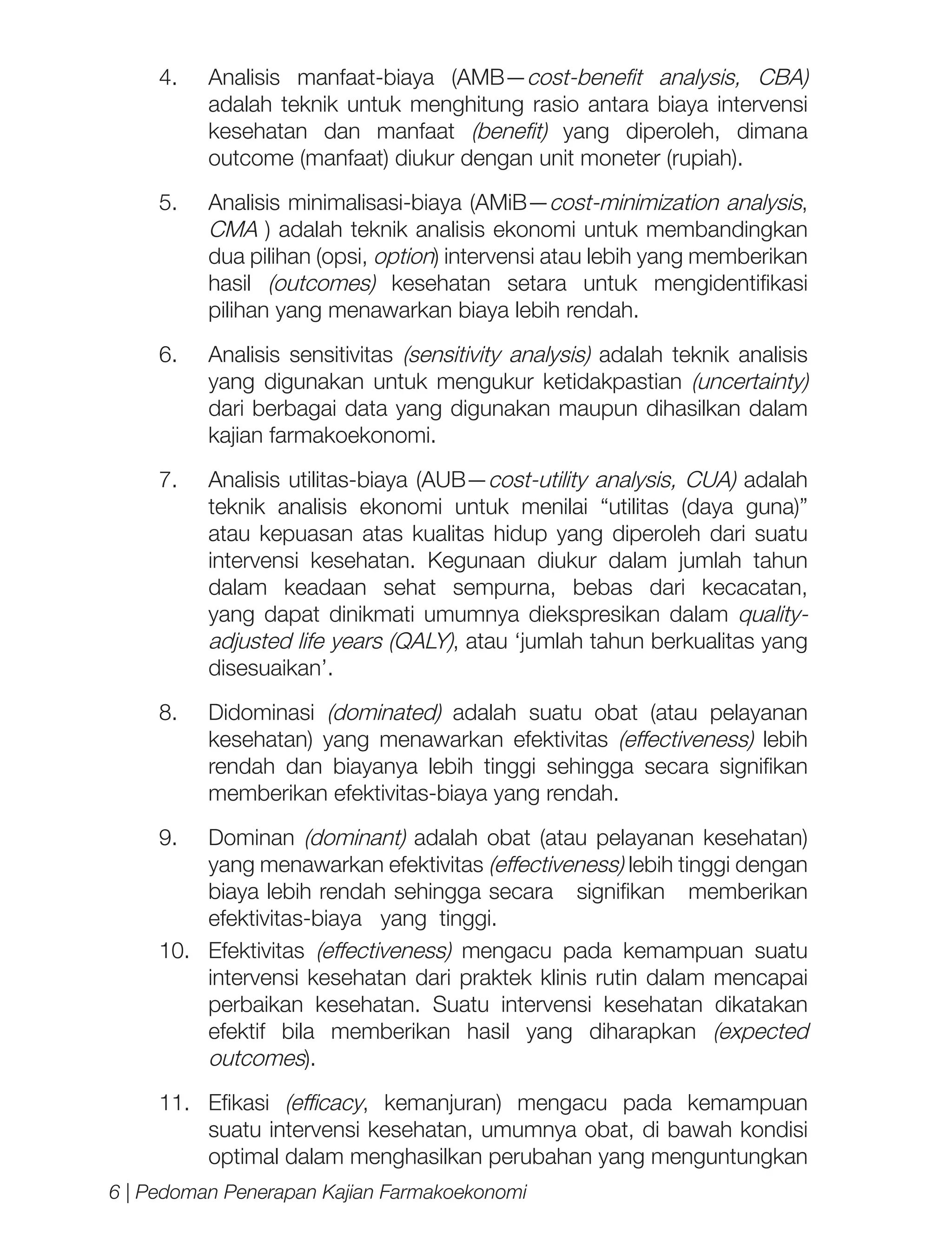 Pedoman farmakoekonomi | PDF