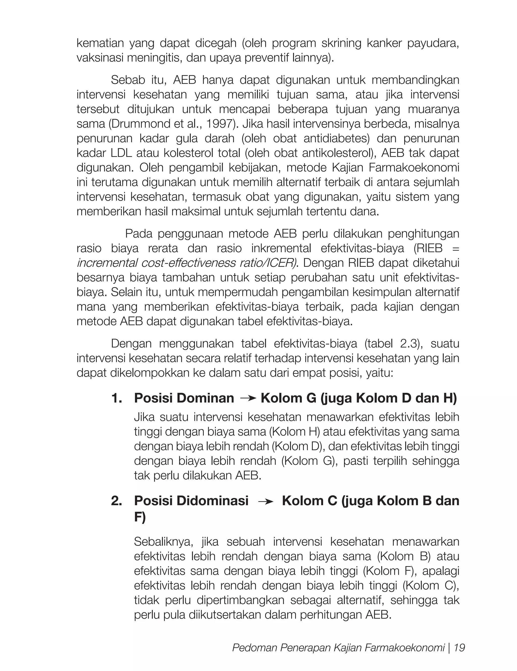 Pedoman farmakoekonomi | PDF