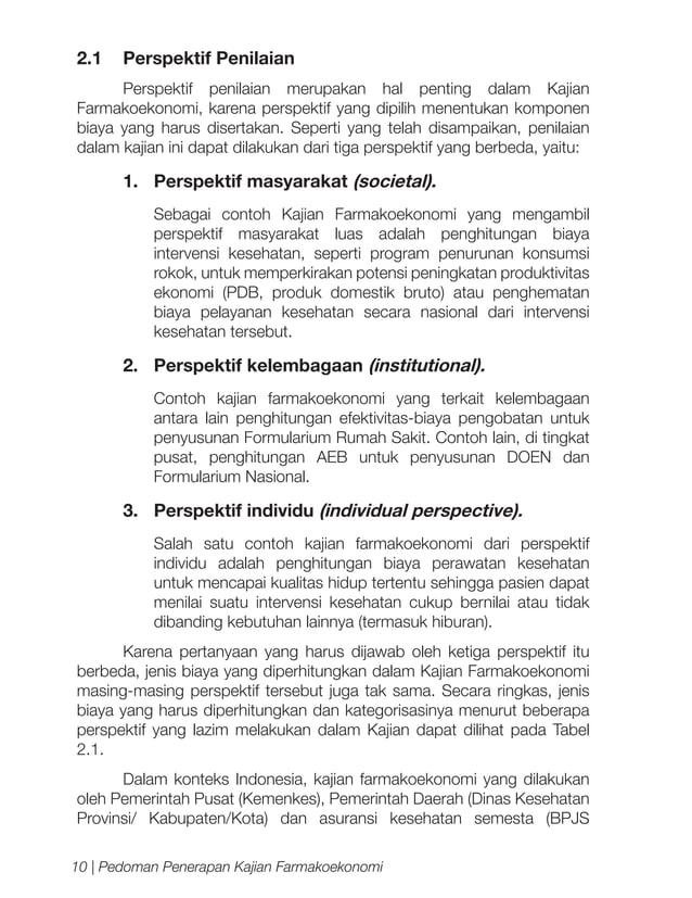 Pedoman farmakoekonomi | PDF