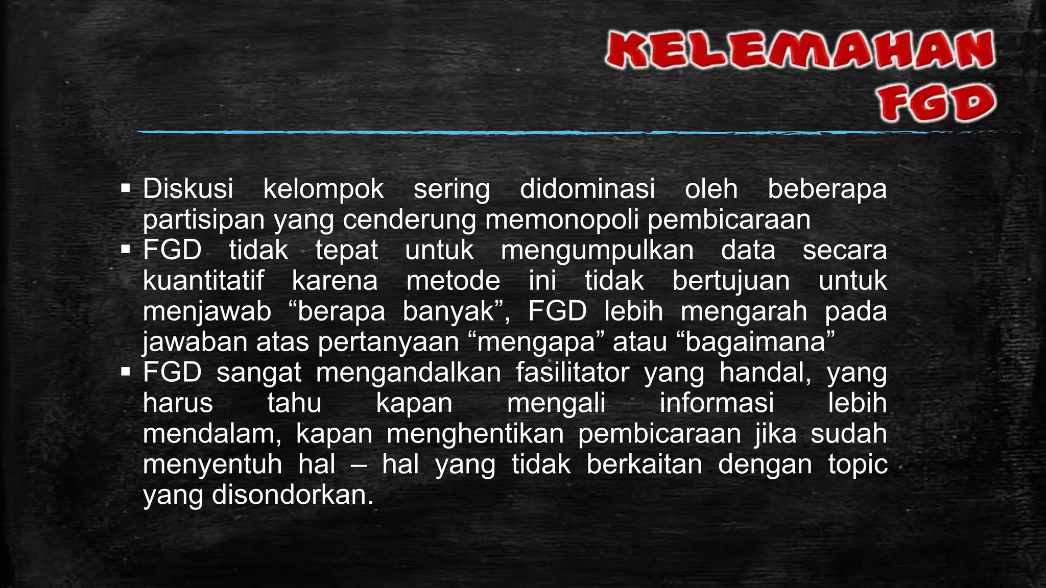 Pedoman fgd | PPTX