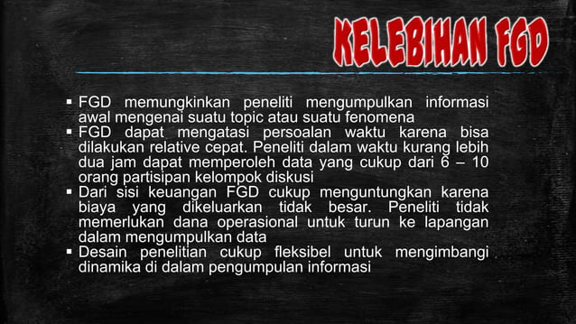 Pedoman fgd | PPTX