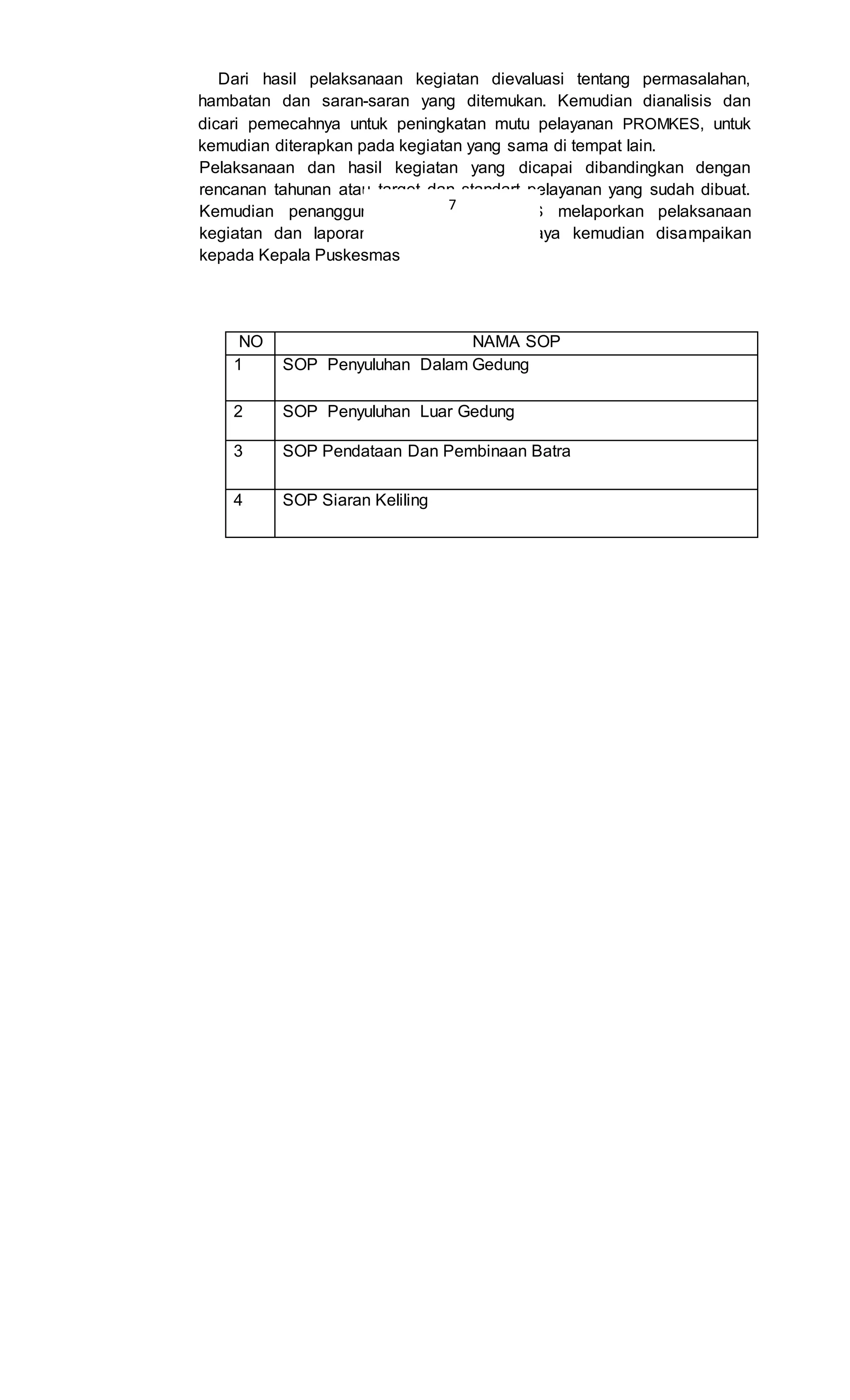 Pedoman internal promkes | DOC