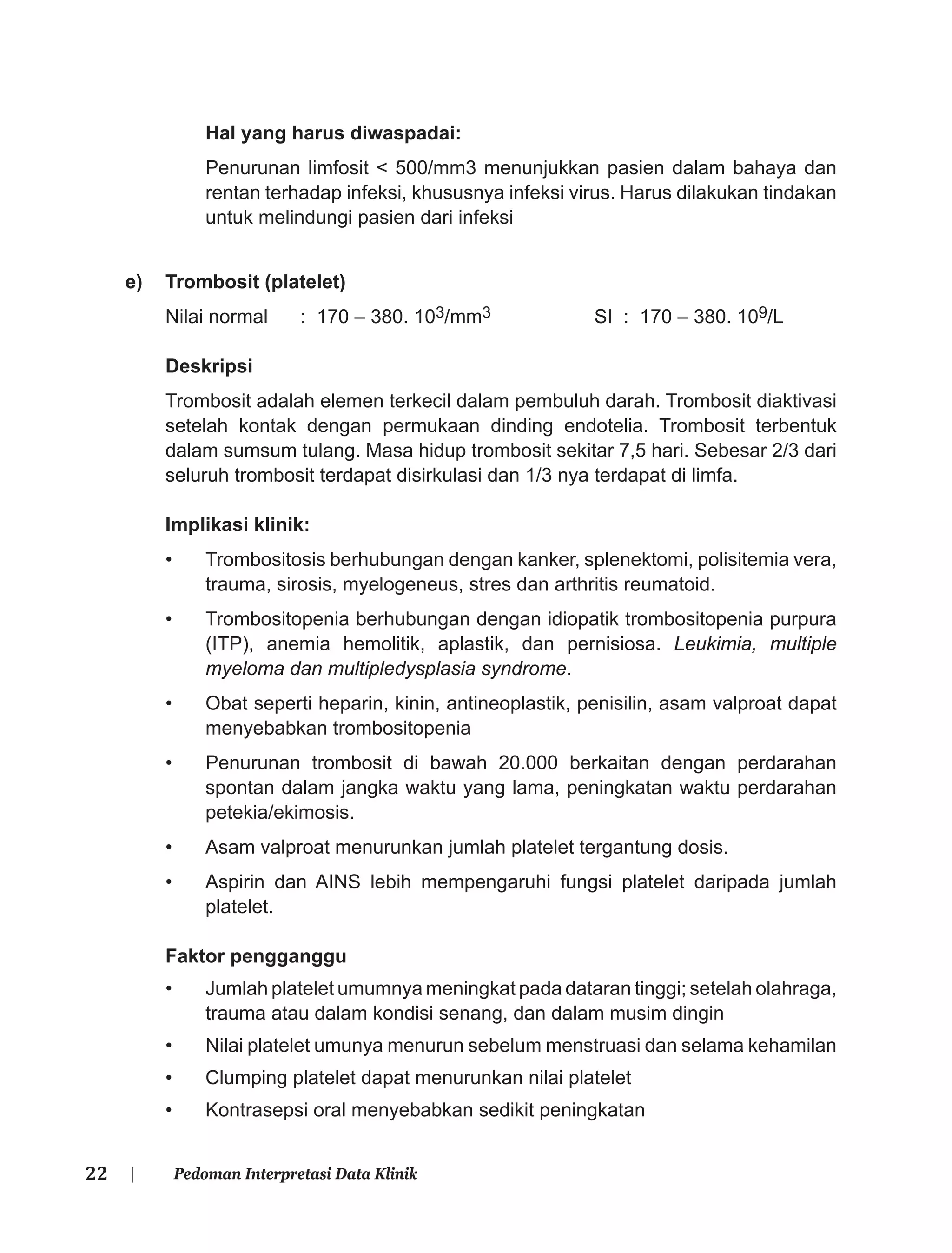 Pedoman interpretasi data klinik | PDF