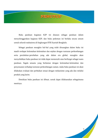 Pedoman K2P STIE Syariah | PDF