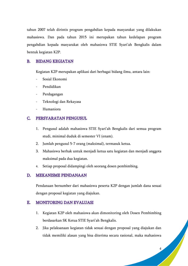 Pedoman K2P STIE Syariah | PDF