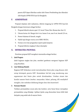 Pedoman K2P STIE Syariah | PDF