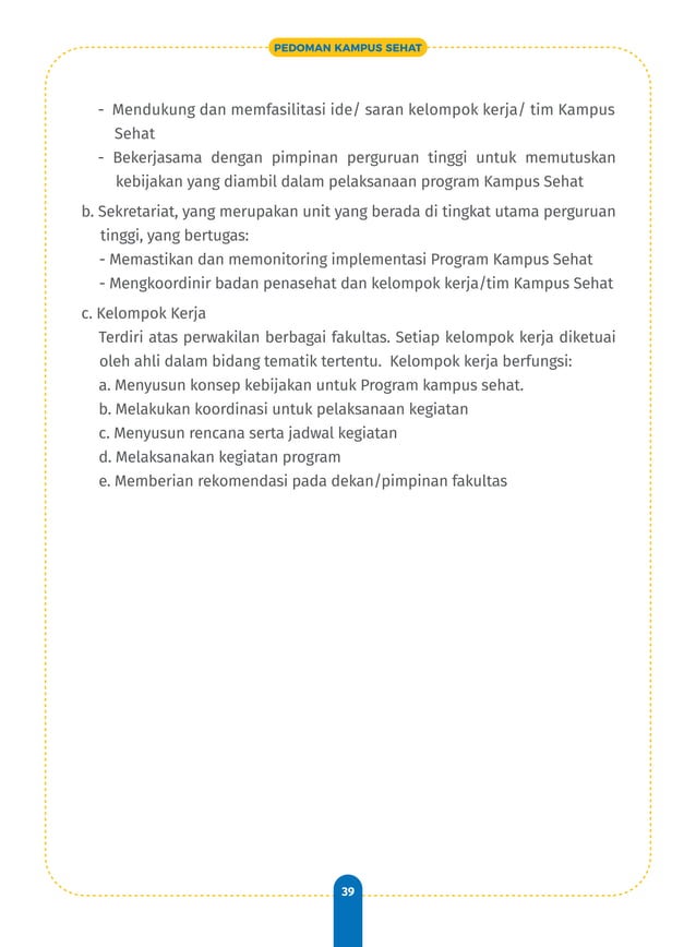 Pedoman Kampus Sehat | PDF
