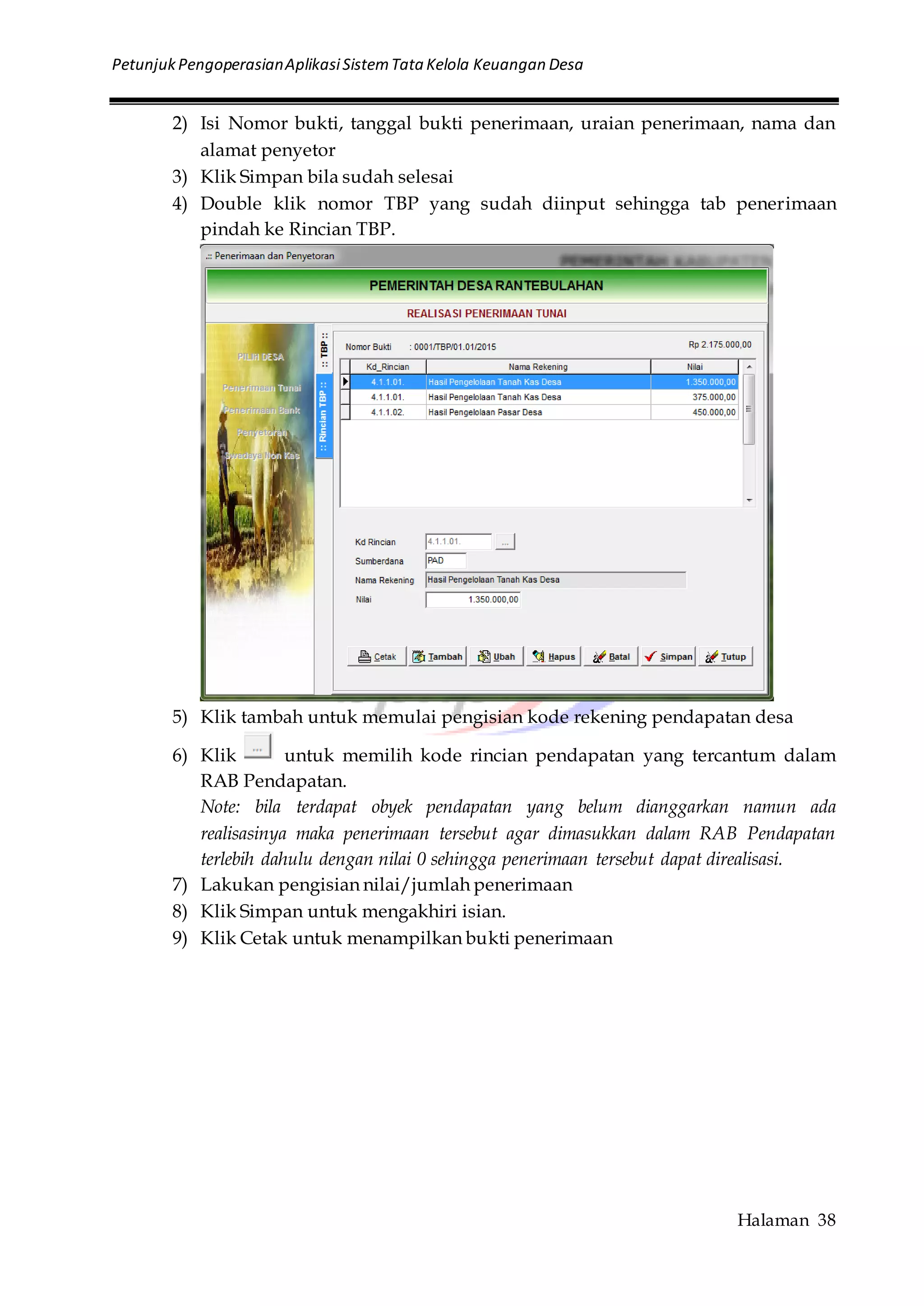 Pedoman Pengelolaan Keuangan Desa ( Aplikasi SISKEUDES ) | PDF