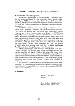 Pedoman kkn unimed 2019 | PDF