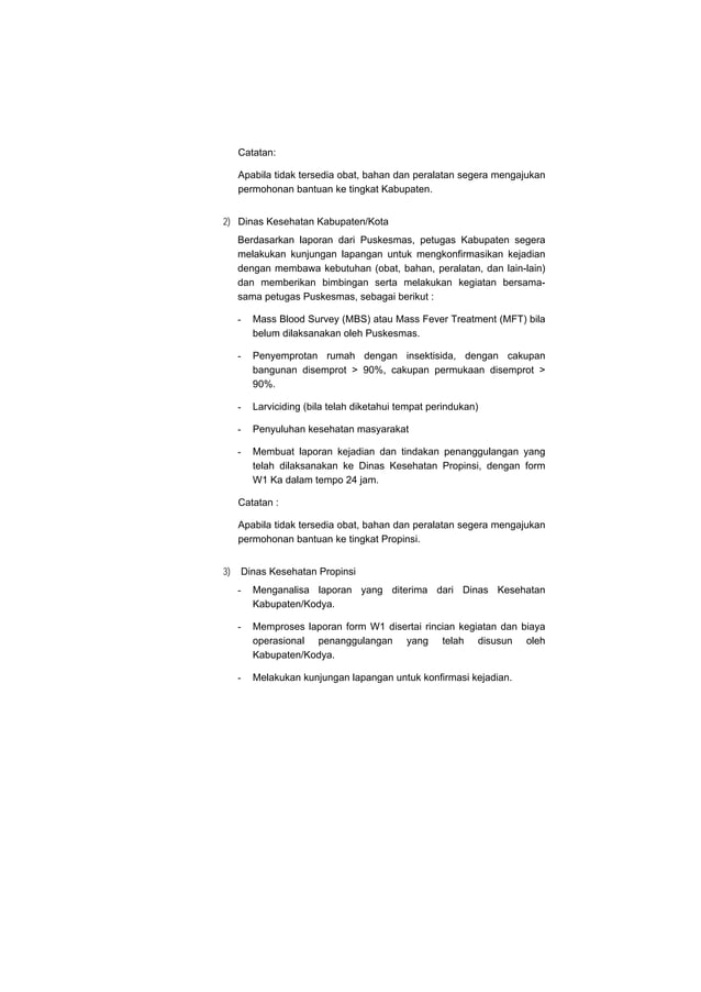 Pedoman KLB Malaria | PDF