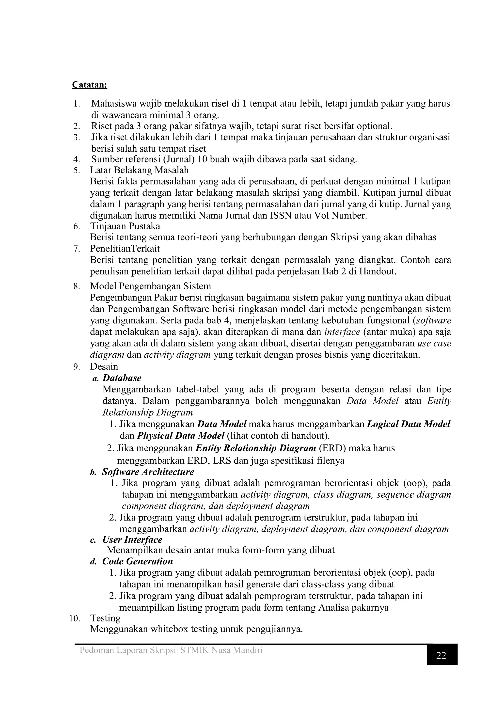 Pedoman Lap Skripsi STMIK Nusa Mandiri Jakarta Periode I 2021.pdf