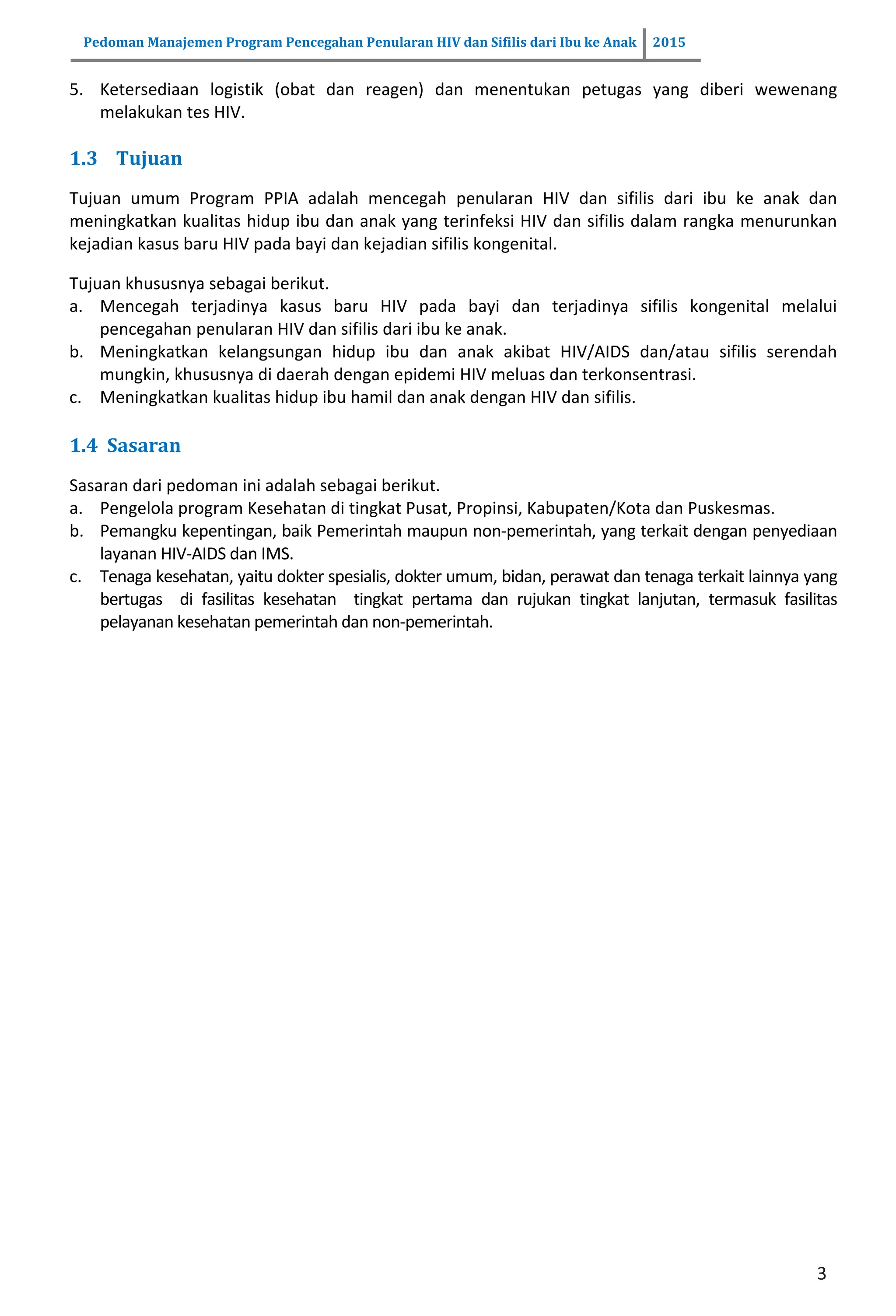 Pedoman Manajemen PPIA | PDF