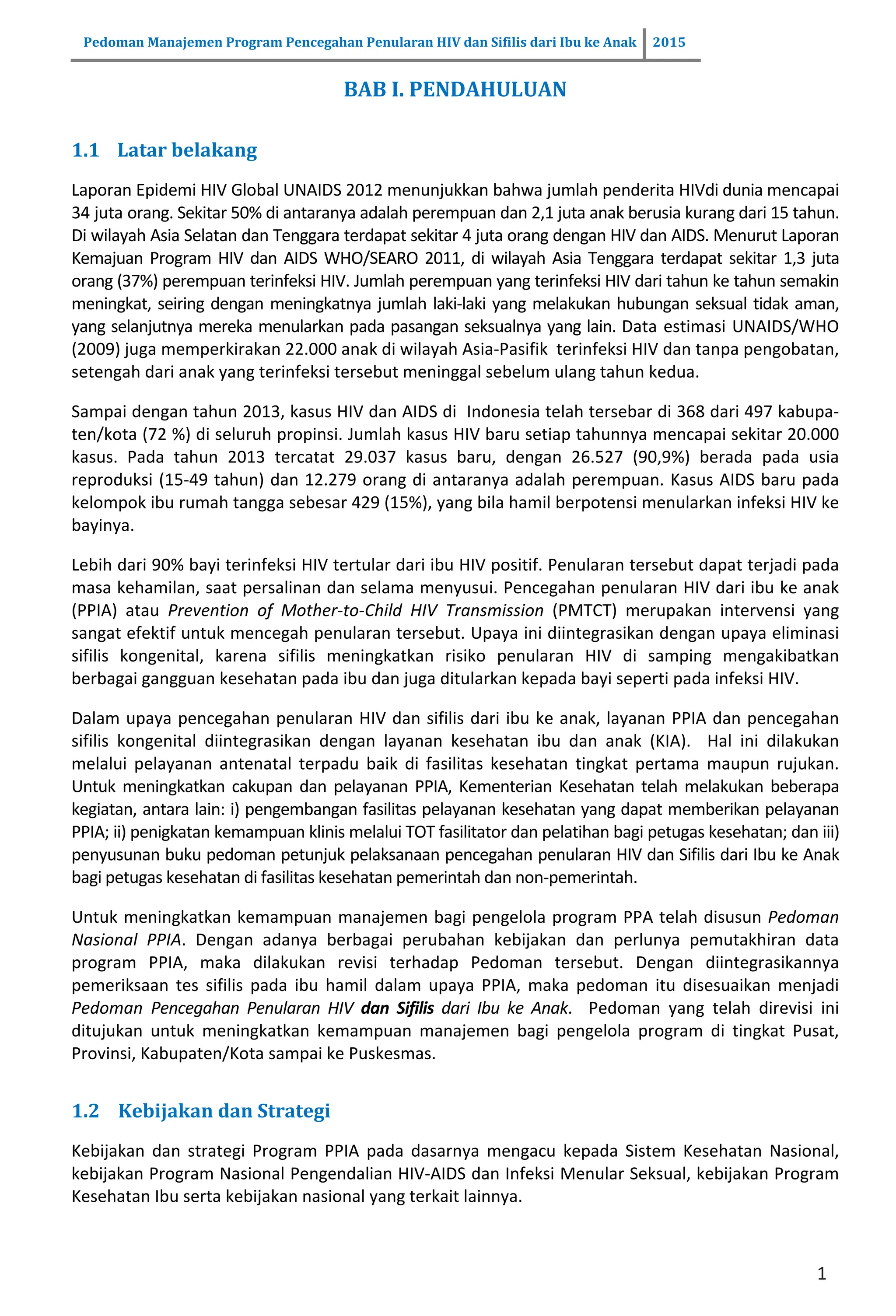 Pedoman Manajemen PPIA | PDF