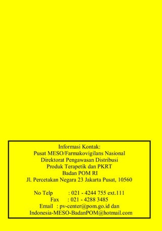 PEDOMAN MESO NAKES | PDF