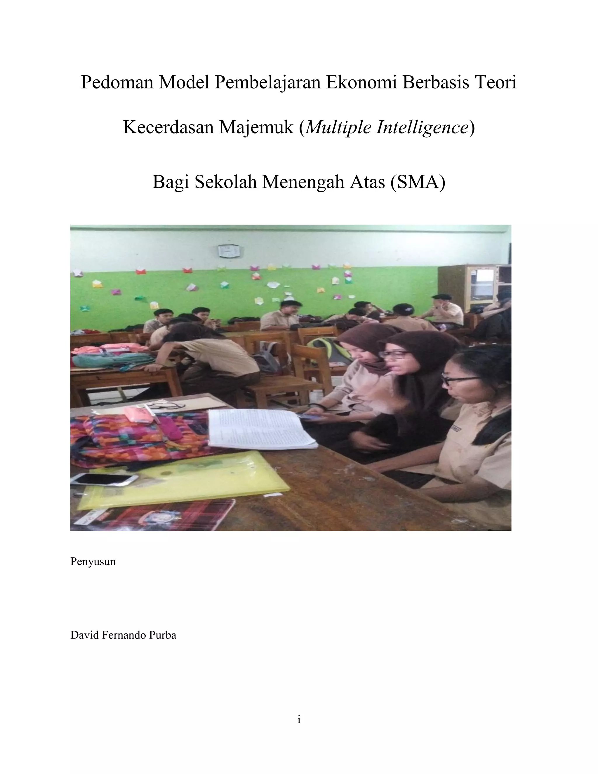 Pedoman Model Pembelajaran Ekonomi Berbasis Teori Kecerdasan Majemuk (Multiple Intelligence ...