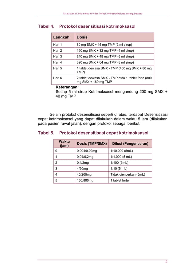 Tatalaksana Klinis Infeksi HIV dan Terapi Antiretroviral | PDF