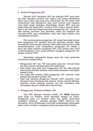 Tatalaksana Klinis Infeksi HIV dan Terapi Antiretroviral | PDF