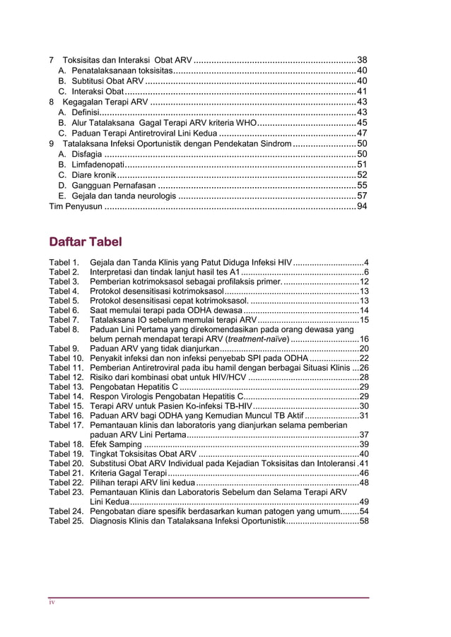 Tatalaksana Klinis Infeksi HIV dan Terapi Antiretroviral | PDF