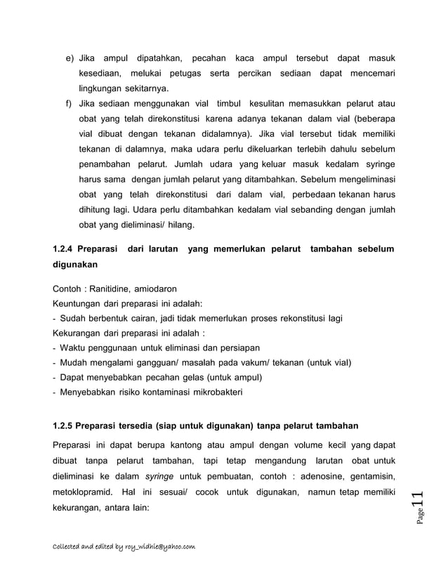 Pedoman obt suntik dan sitos | PDF