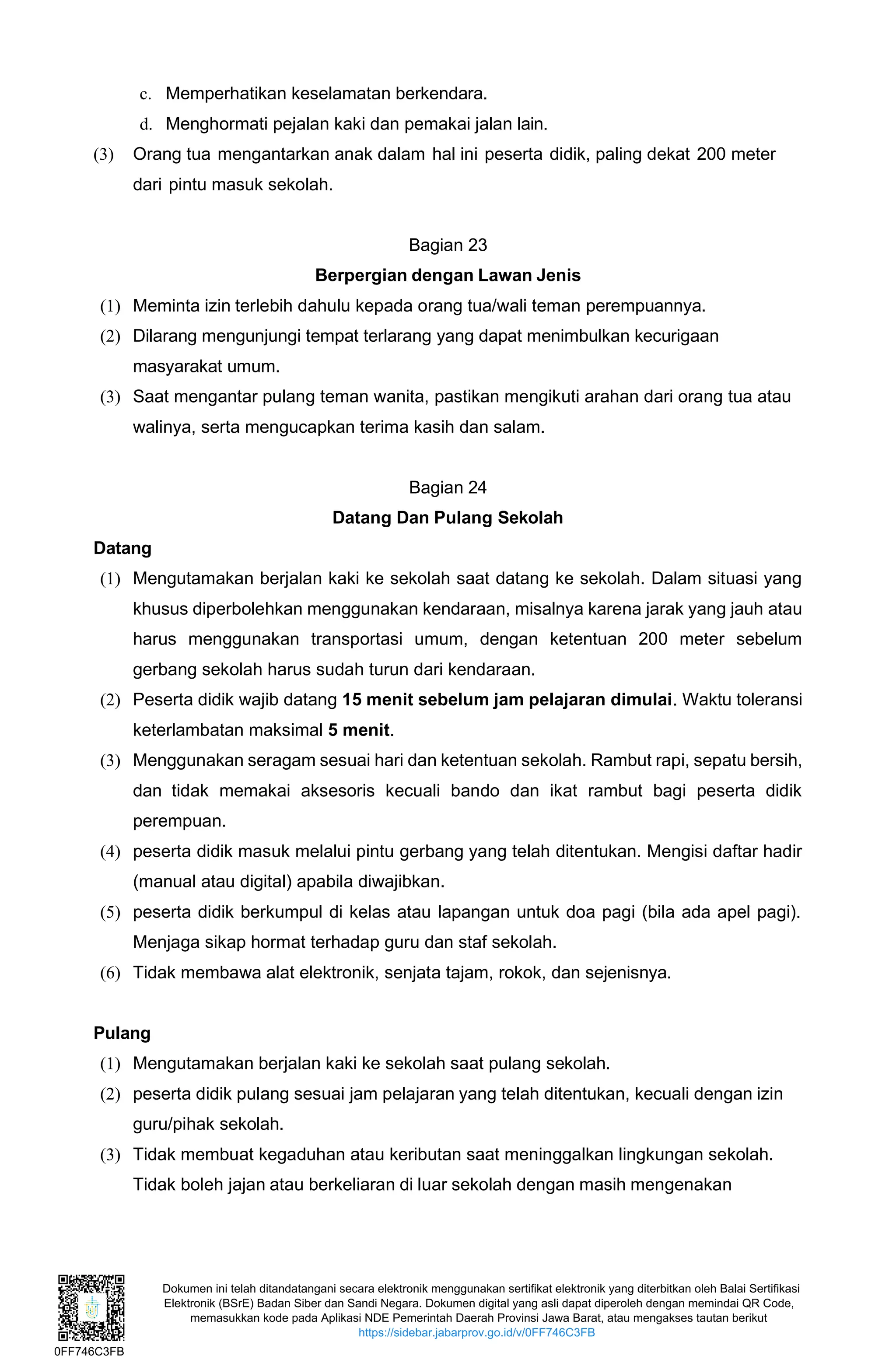 Pedoman Pancawaluya Jawa Barat Istimewaa | PDF