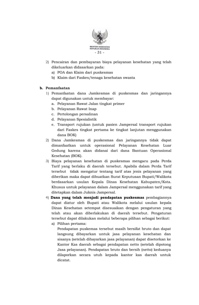 Pedoman pelaksanaan jamkesmas 2011 | PDF