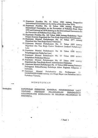 Pedoman pelaksanaan penanganan bahan barang berbahaya | PDF