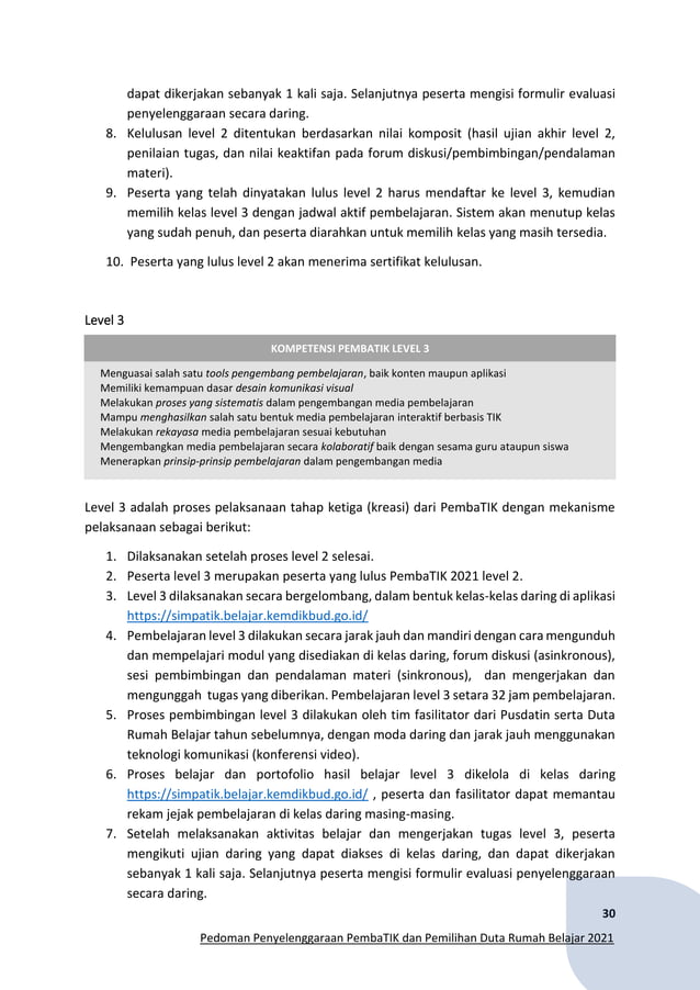 Pedoman pemba tik_dan_drb_2021 | PDF