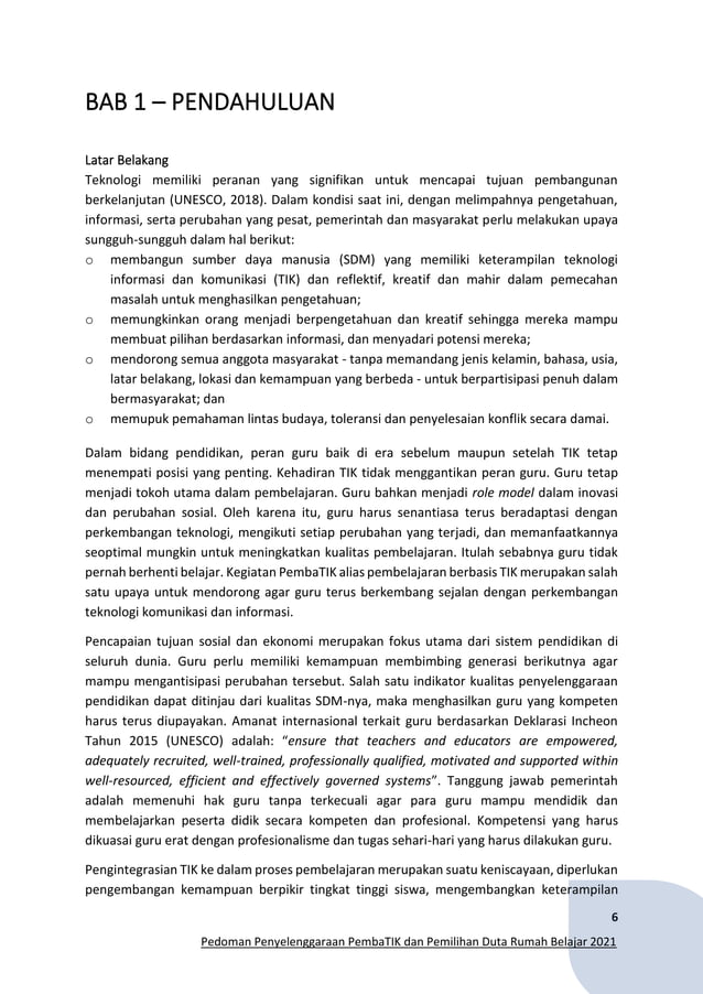 Pedoman pemba tik_dan_drb_2021 | PDF