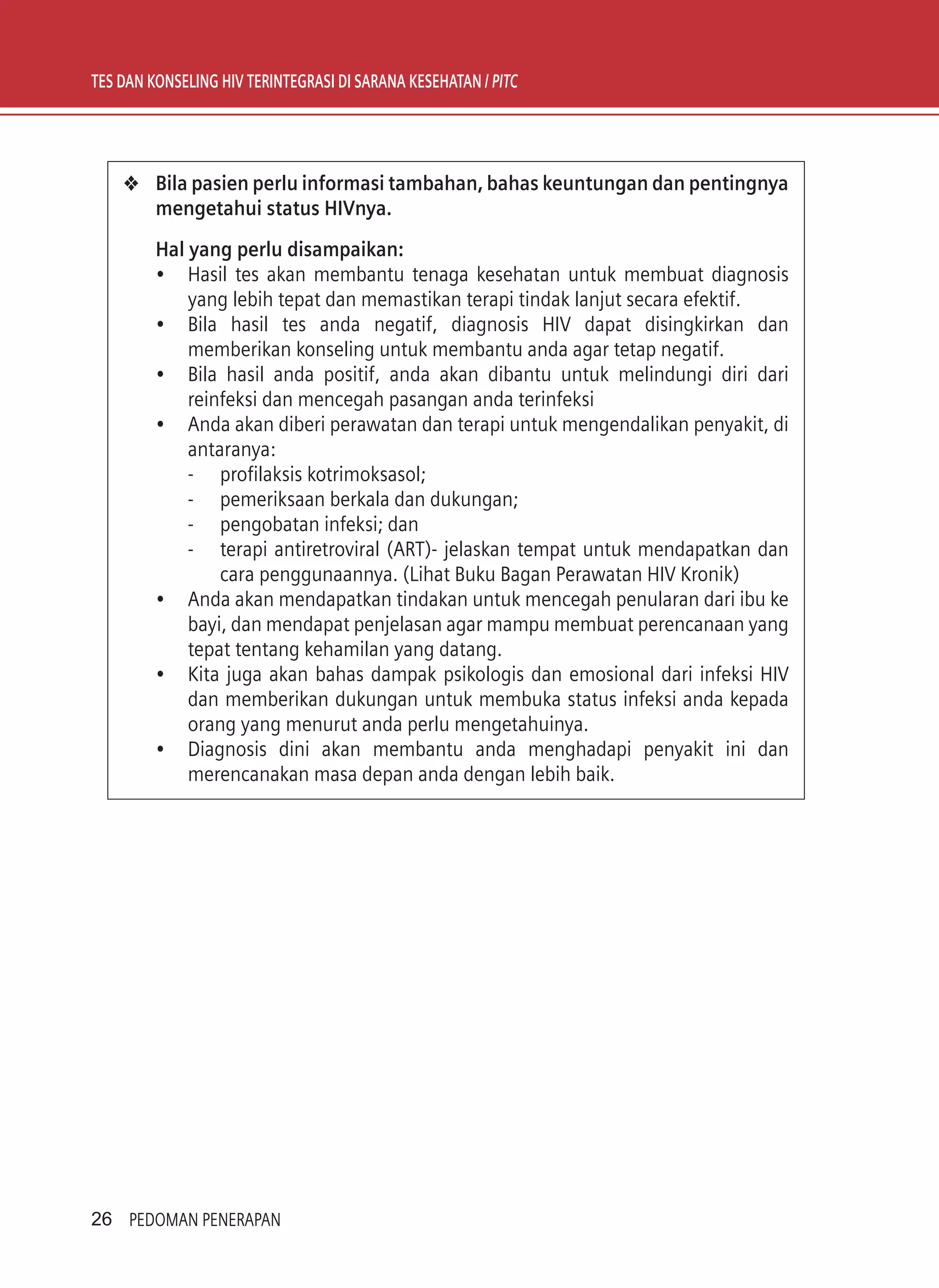 Pedoman penerapan pitc | PDF