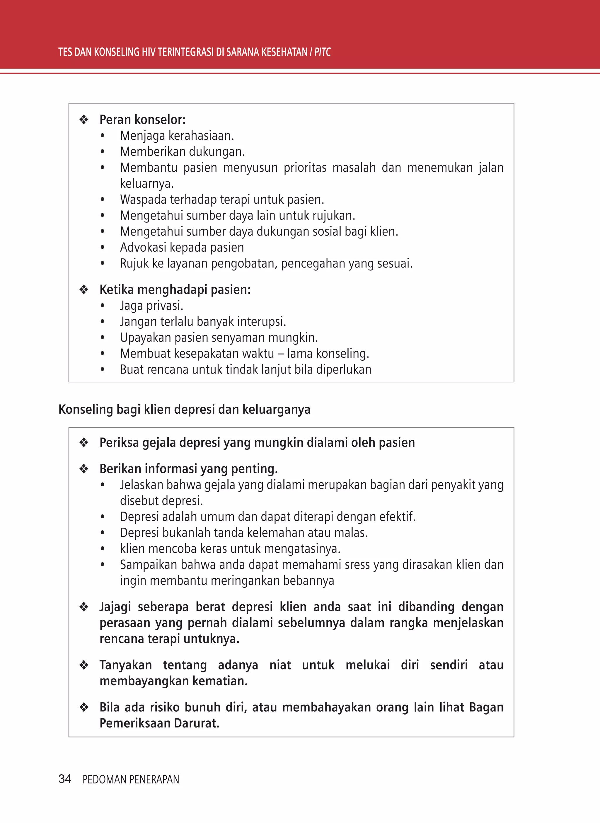 Pedoman penerapan pitc | PDF