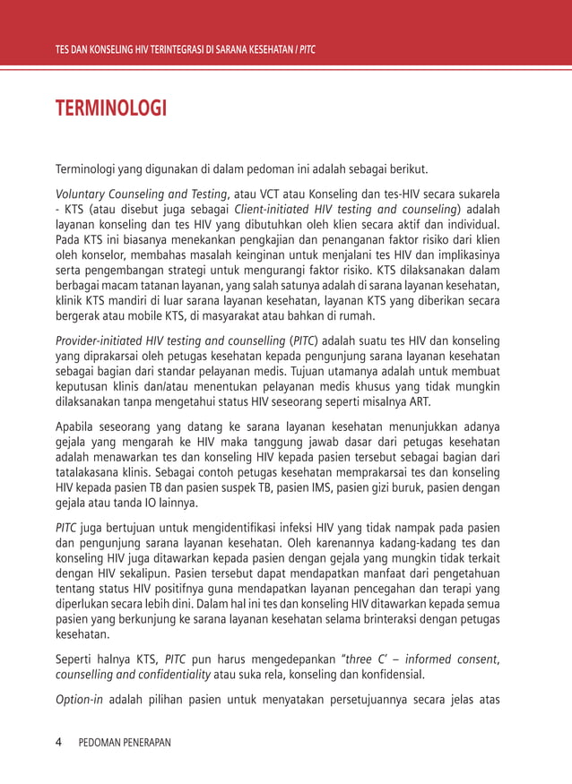 Pedoman penerapan pitc | PDF