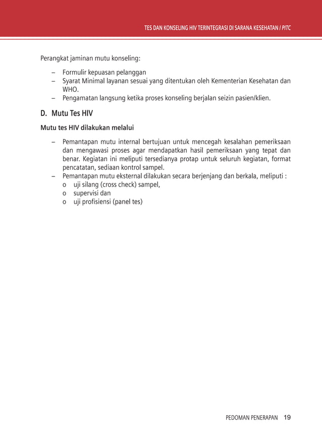 Pedoman penerapan pitc | PDF