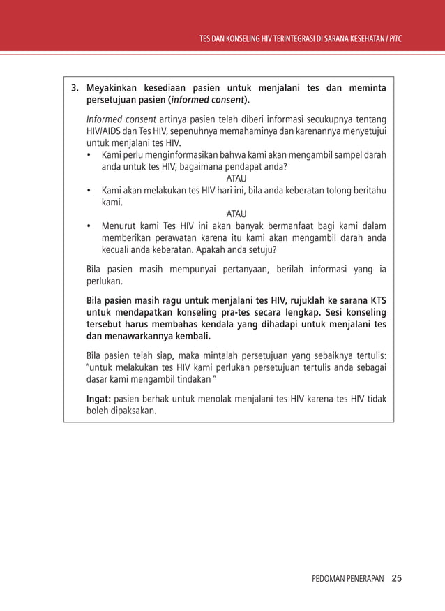 Pedoman penerapan pitc | PDF