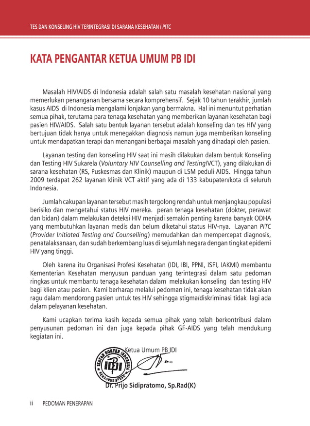 Pedoman penerapan pitc | PDF