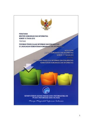 Pedoman pengelolaan informasi & dokumentasi | PDF