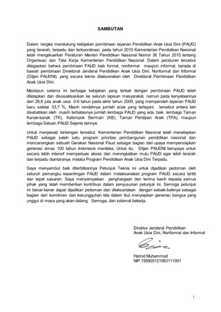 Pedoman Pengelolaan PAUD Terpadu | DOCX