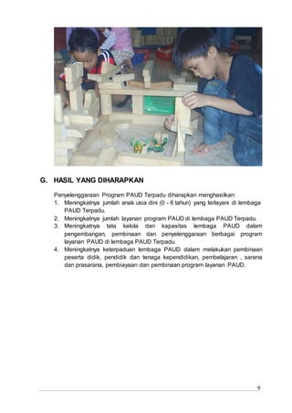 Pedoman Pengelolaan PAUD Terpadu | DOCX